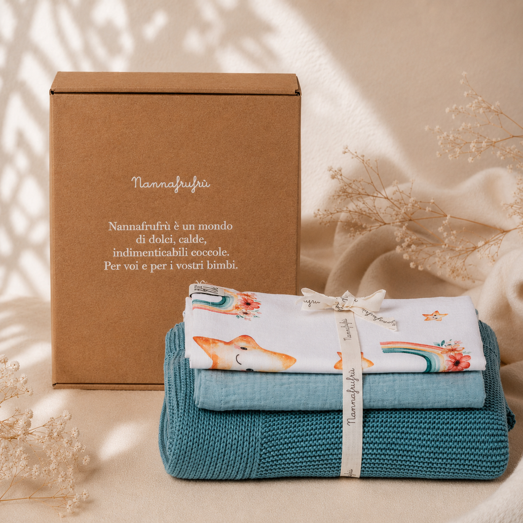 Baby set Stelle e Arcobaleni – Nannafrufrù