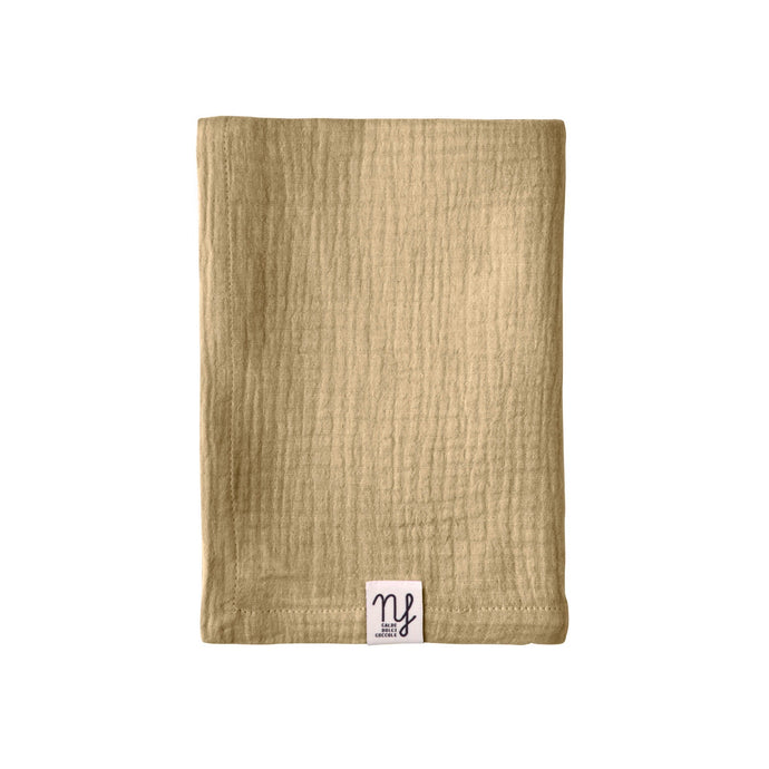 Tessuto in mussola di cotone organico, naturale. – Nannafrufrù